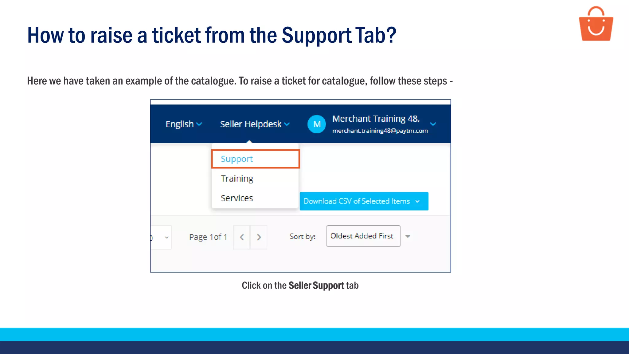 Raise a support ticket _check its status | PDF