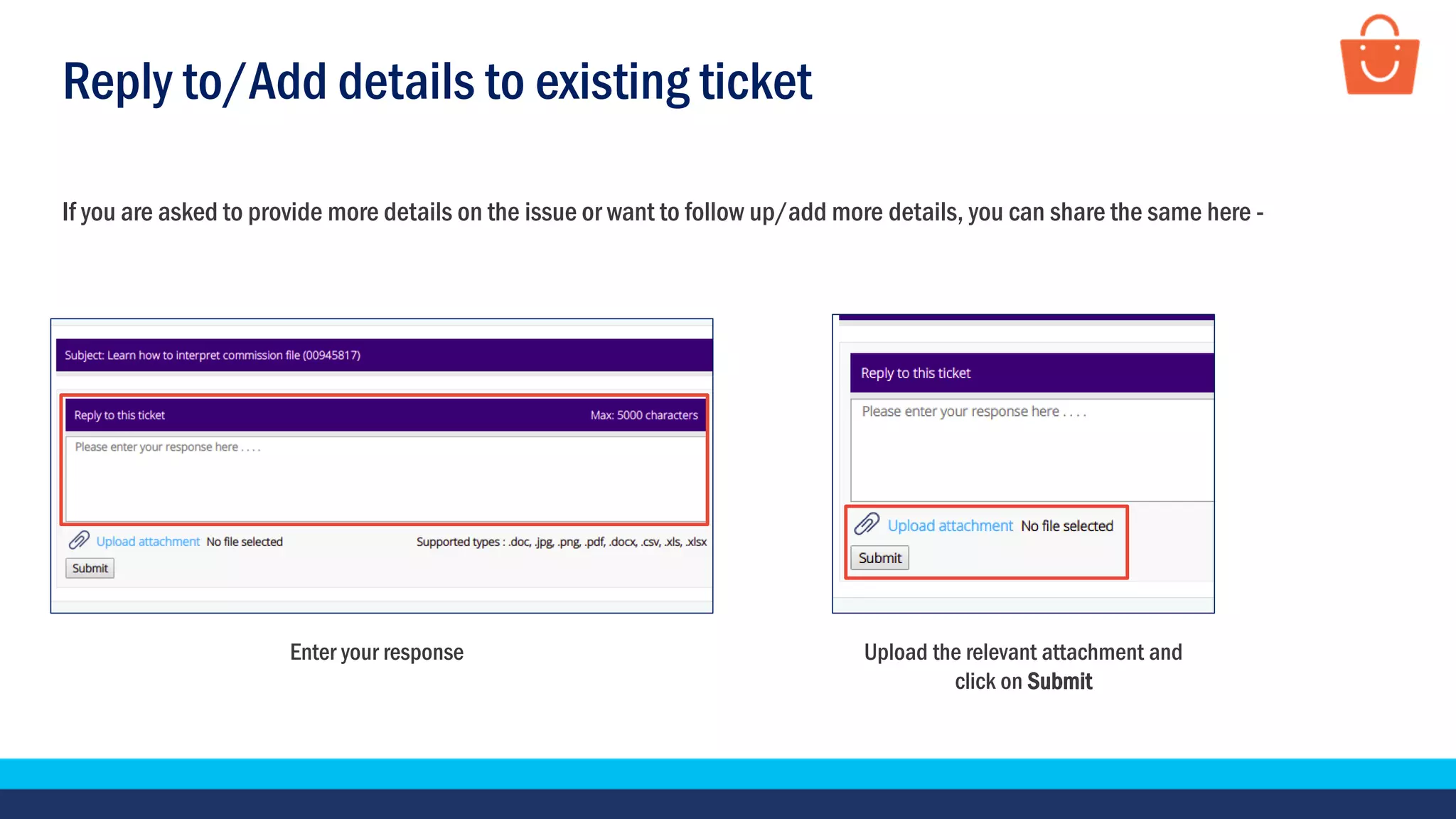 Raise a support ticket and check its status | PDF