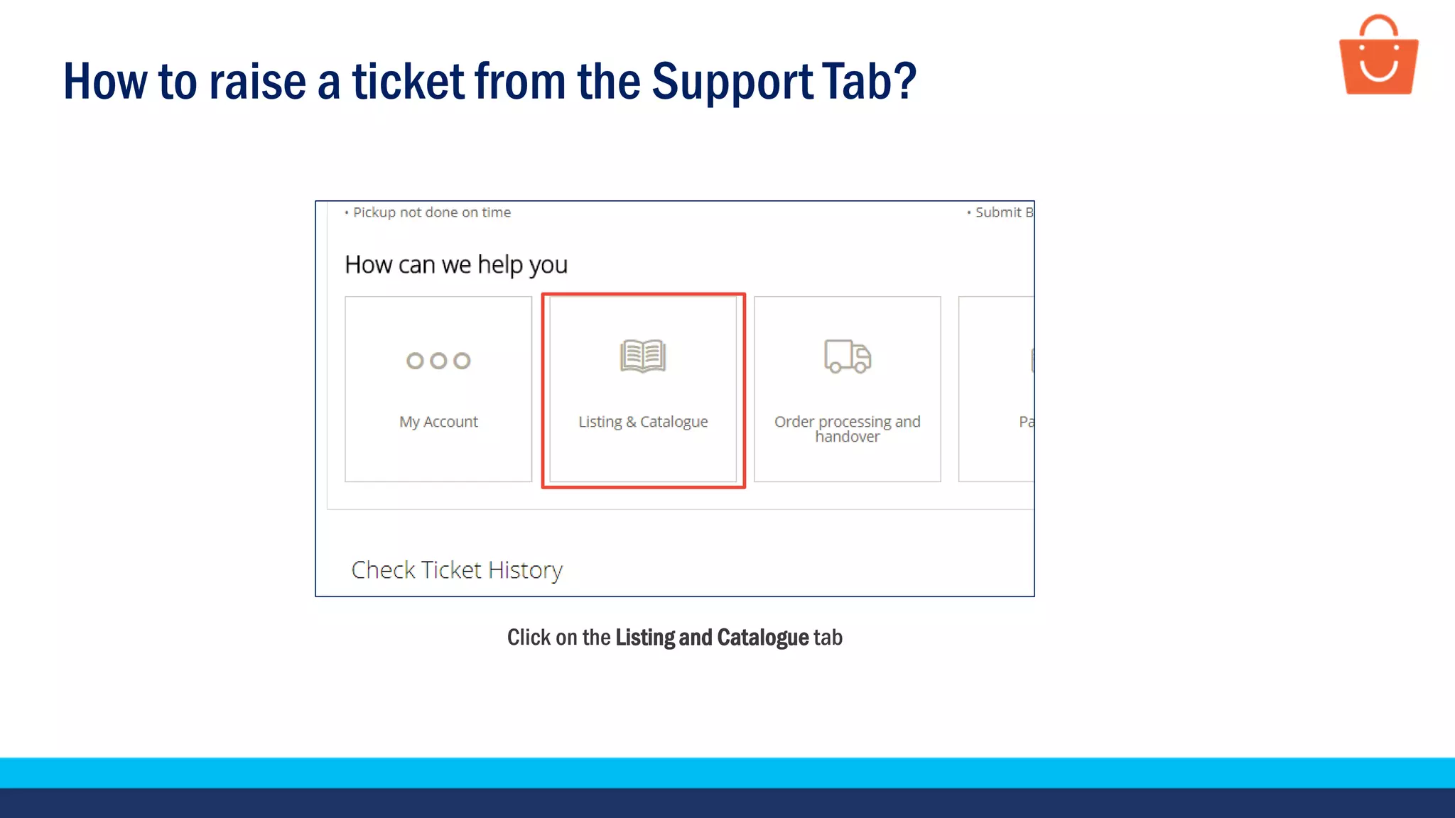 Raise a support ticket and check its status | PDF