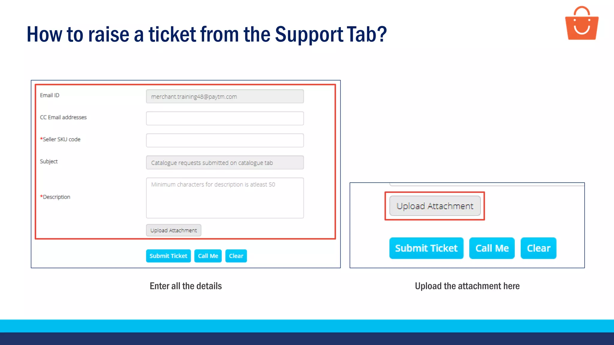 Raise a support ticket and check its status | PDF