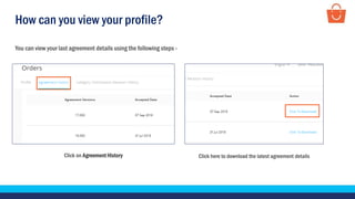 SCD - How to update profile details on seller panel | PDF | Technology ...