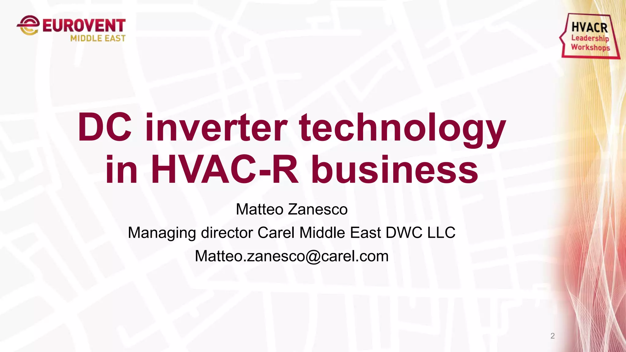 DC inverter technology in HVAC-R business | PPT