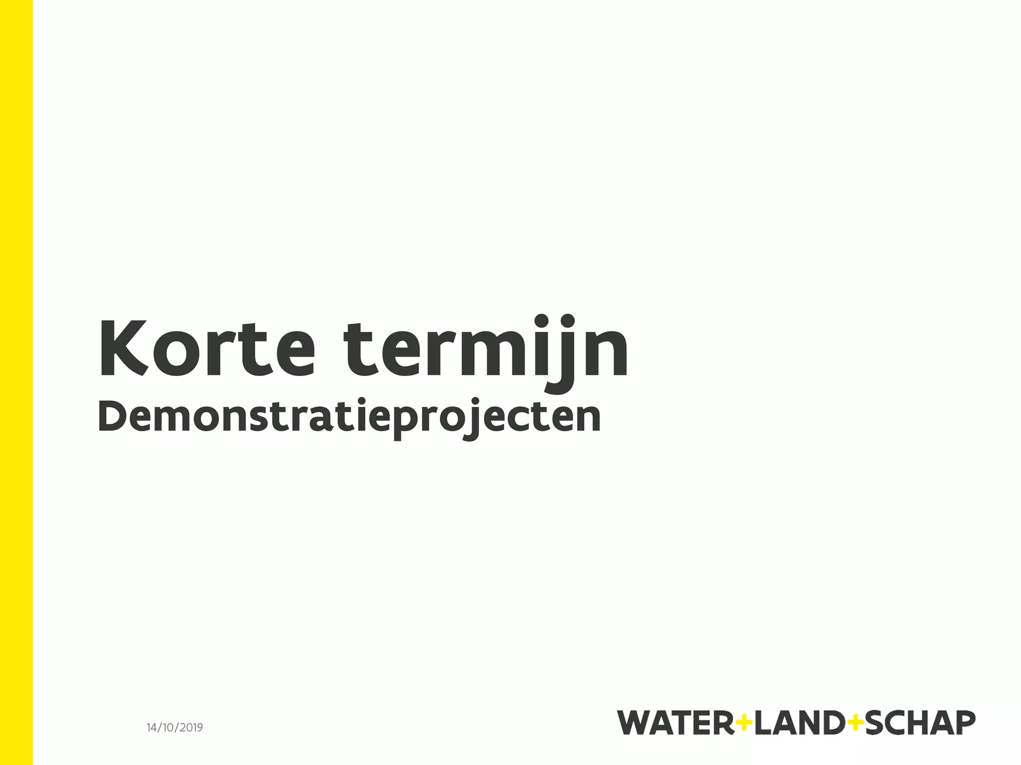 presentatie workshop Water+Land+Schap | PPT