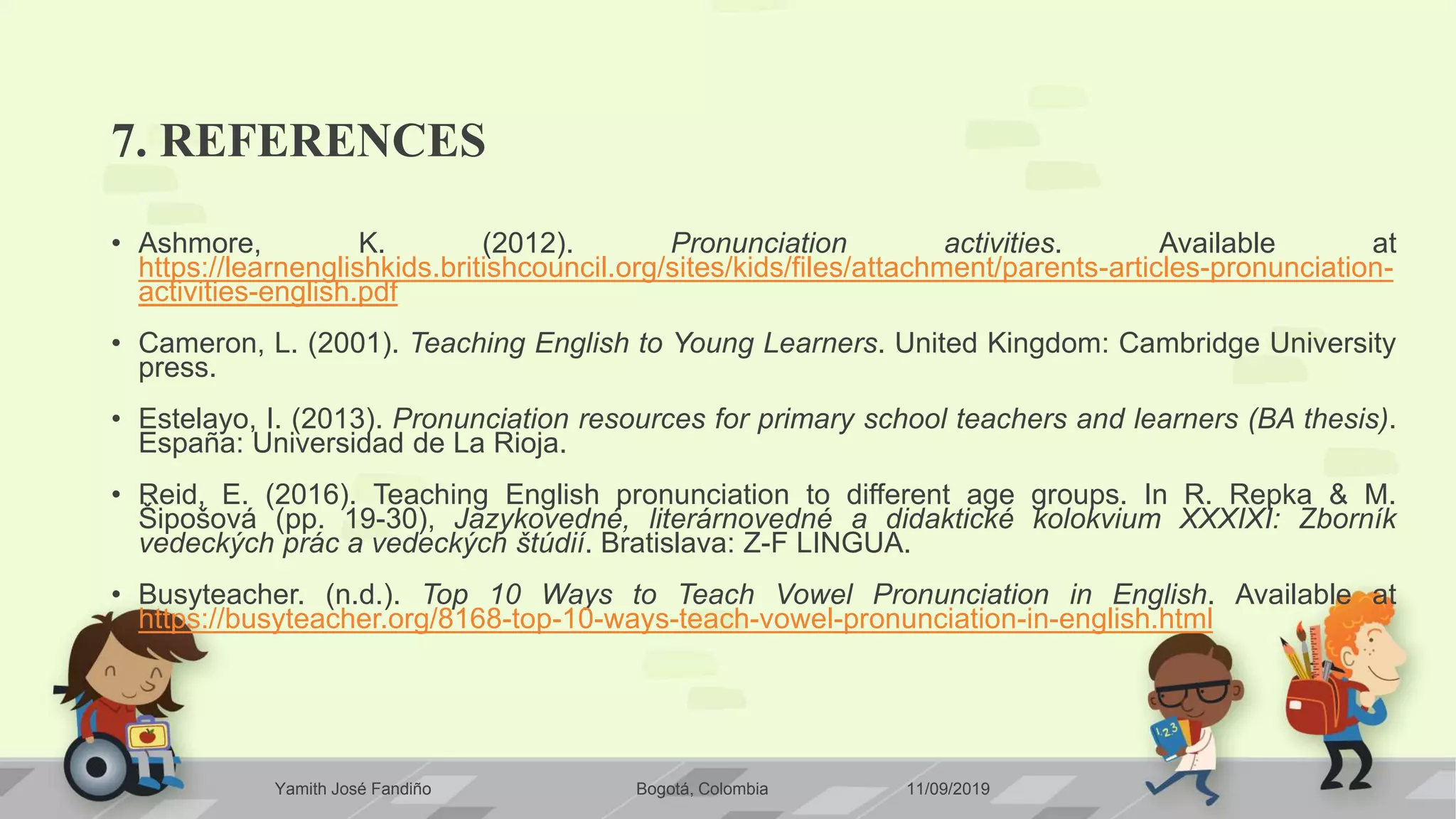 Teaching pronunciation to children | PPTX | Parenting | Family and ...