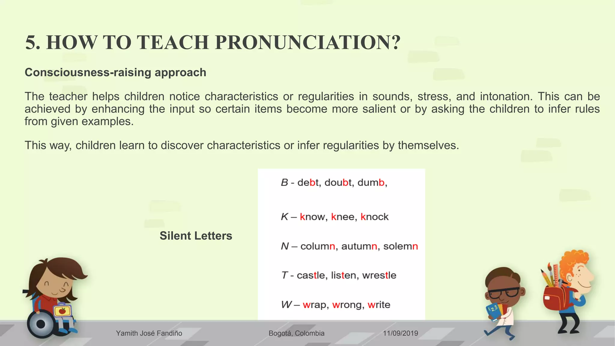 Teaching pronunciation to children | PPTX | Parenting | Family and ...