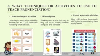 Teaching pronunciation to children | PPTX