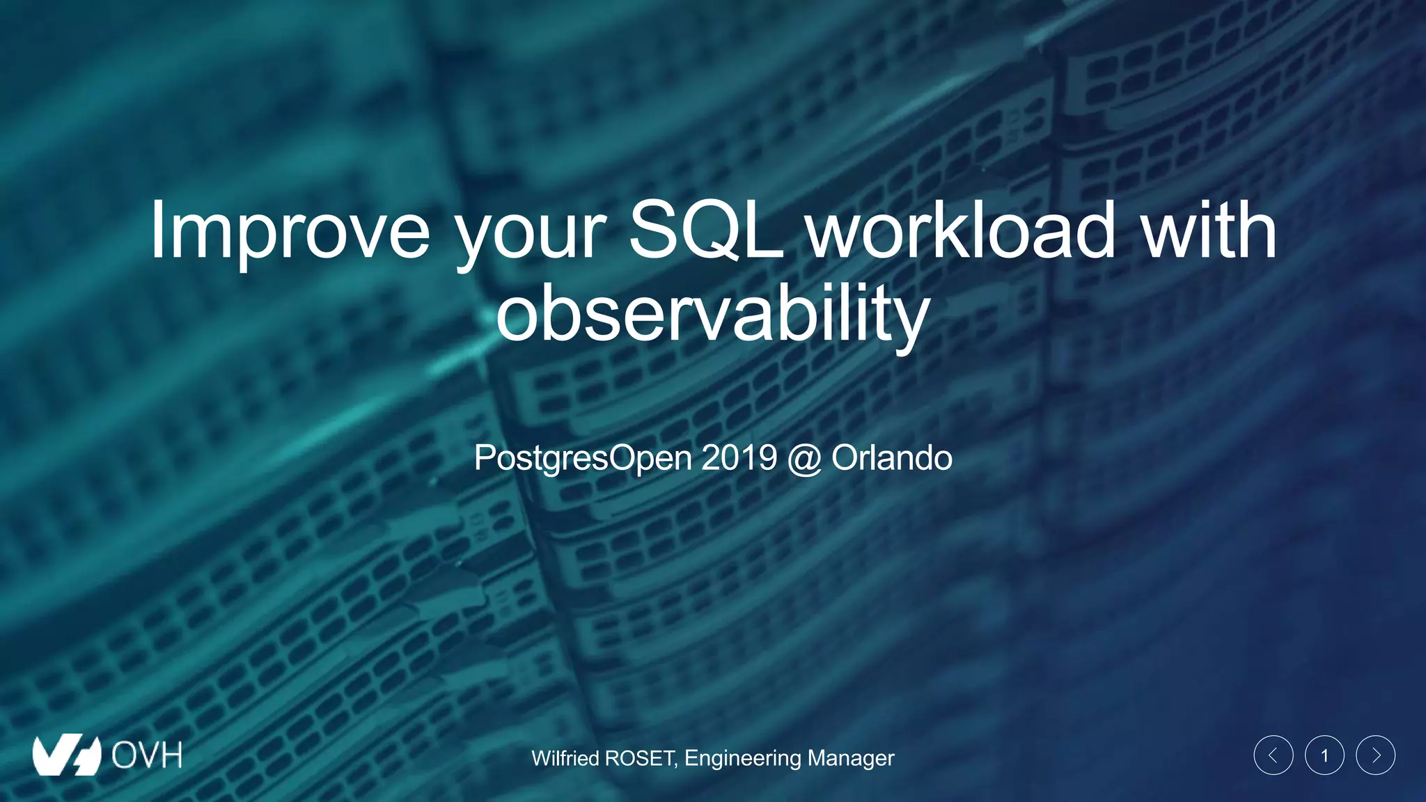 Improve your SQL workload with observability | PPT