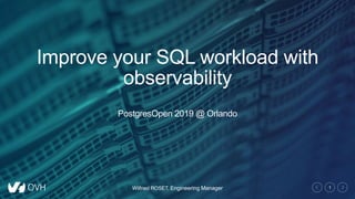 Improve your SQL workload with observability | PPT