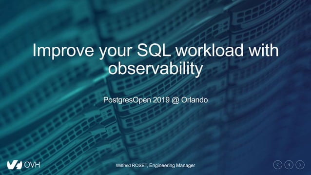 Improve your SQL workload with observability | PPT