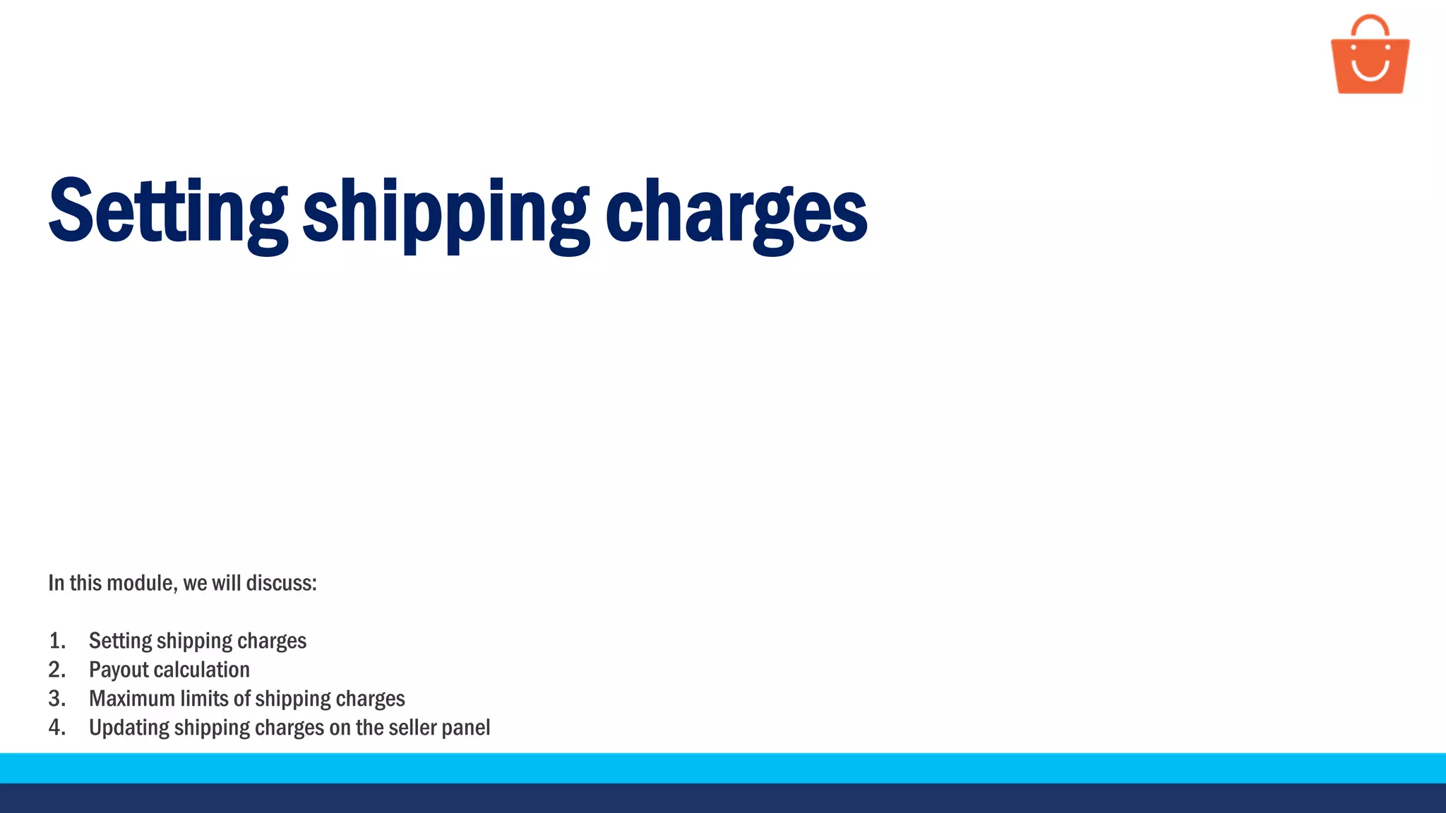 Setting shipping charges | PPT