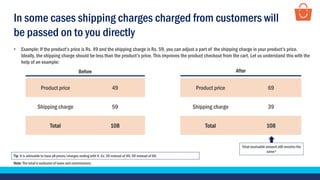 Setting shipping charges | PPT