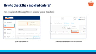 How to cancel an order | PPT