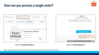 Single order processing (non LMD) | PPT