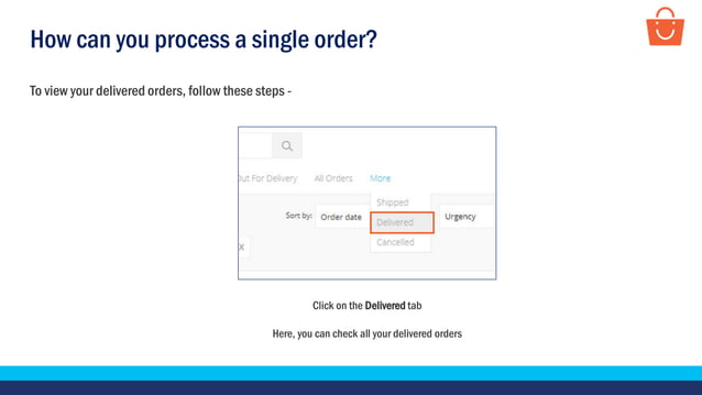 Single order processing (non LMD) | PPT
