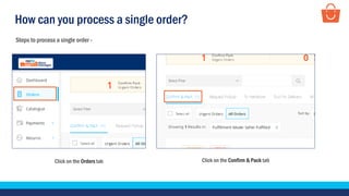 Single order processing (non LMD) | PPT