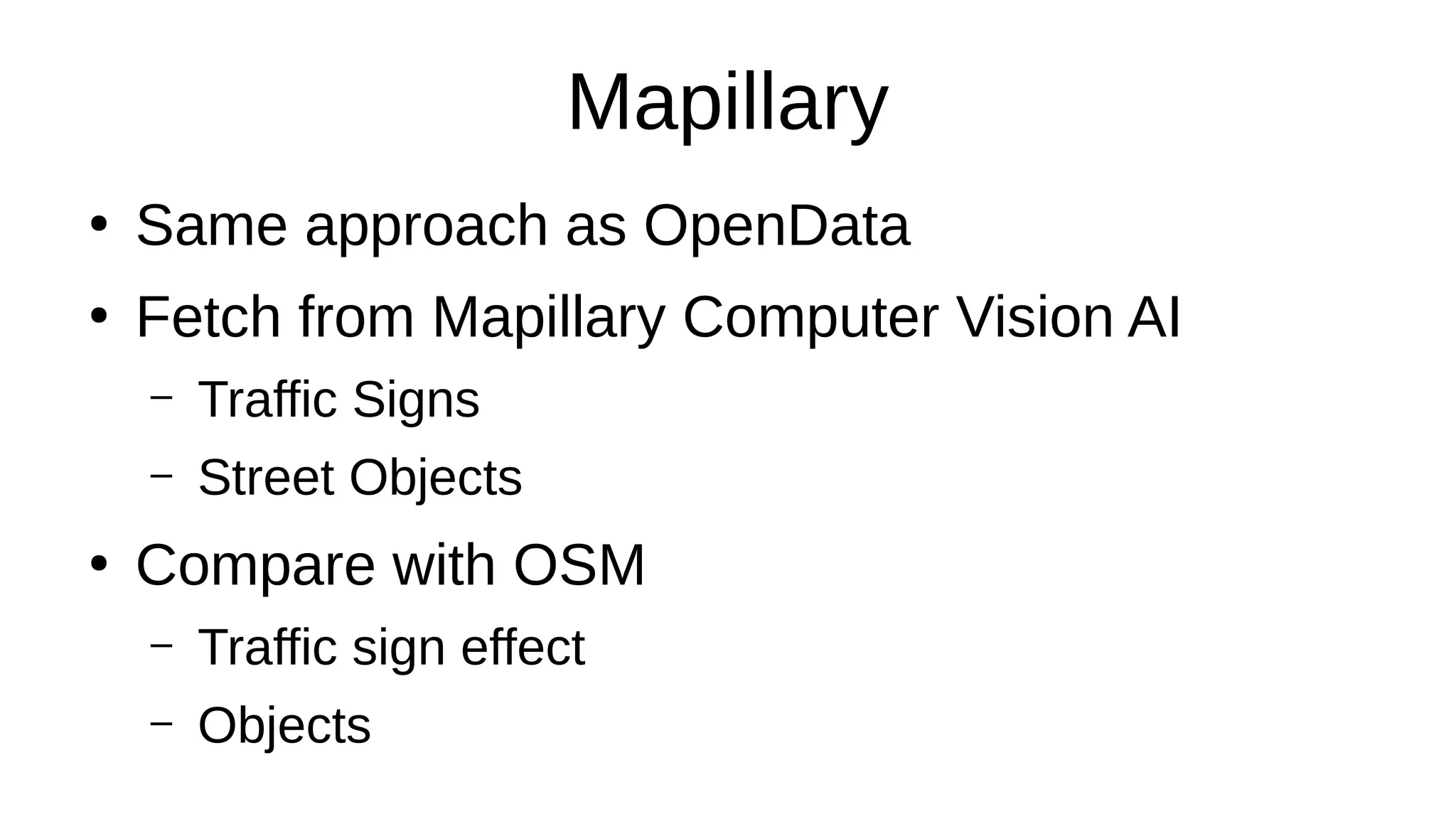 Osmose-QA, OpenData, Mapillary and MapCSS | PDF