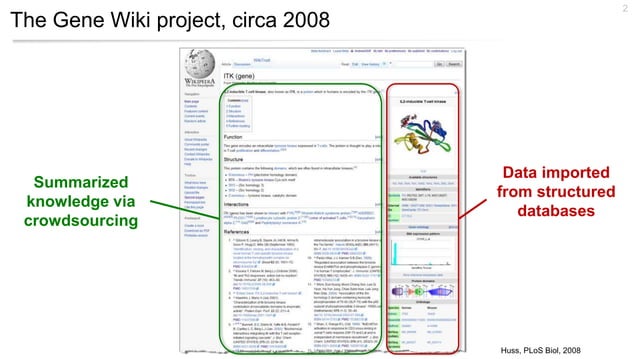 Wikidata as a FAIR knowledge graph for the life sciences | PPT
