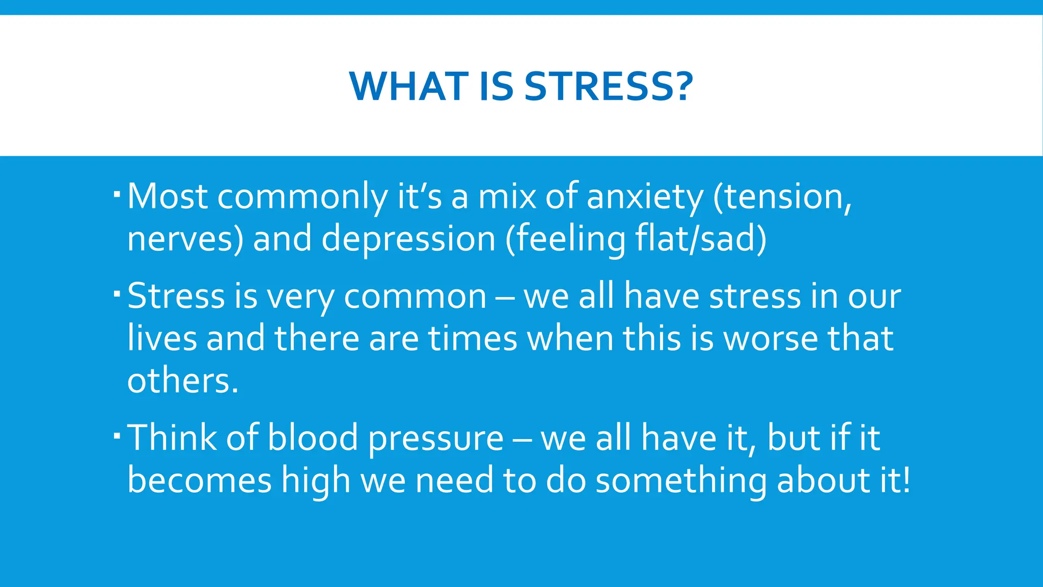 Stressless Presentation for seminars. Example | PPTX