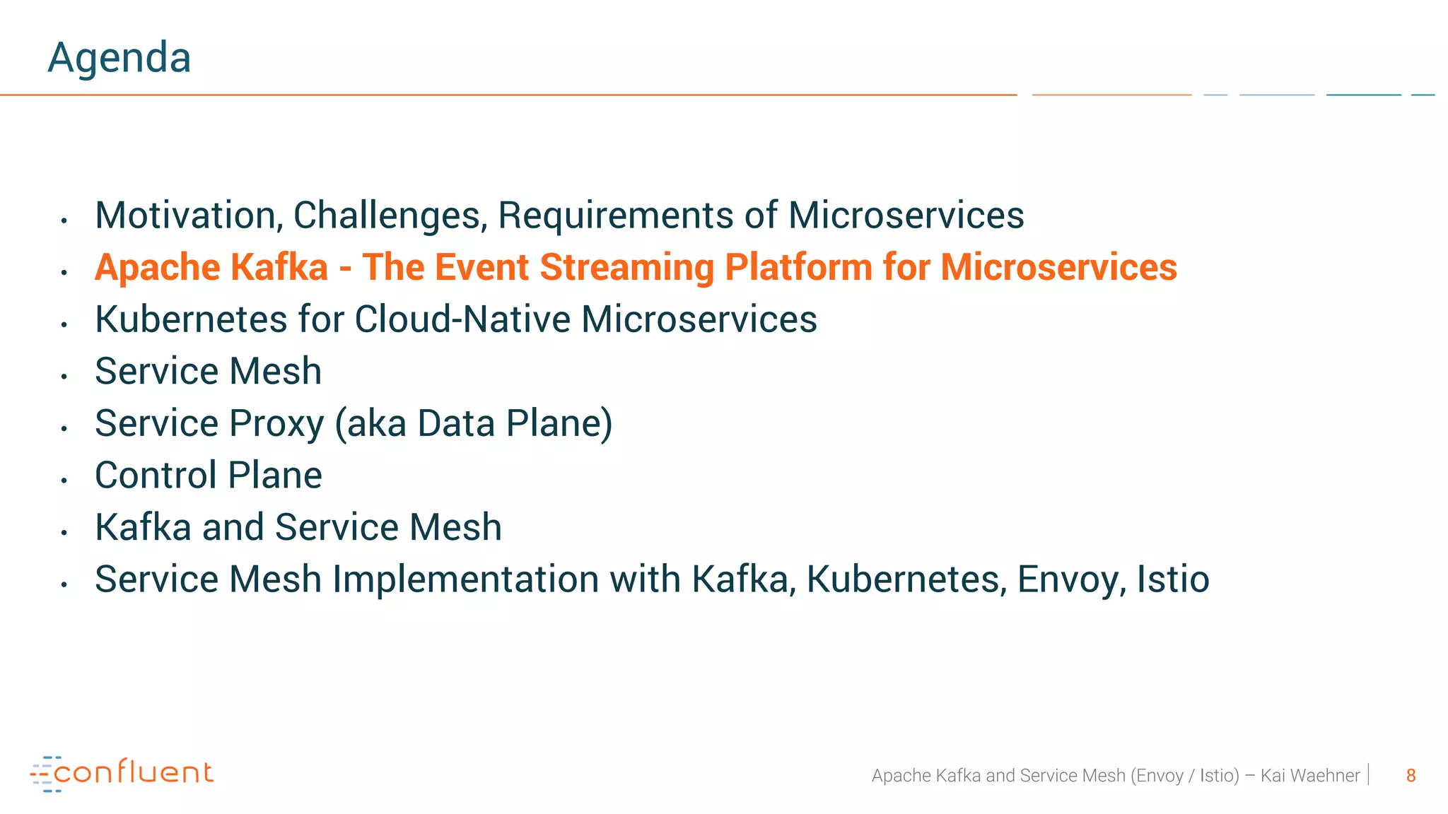 Service Mesh With Apache Kafka Kubernetes Envoy Istio And Linkerd Ppt