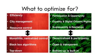 What type of (smart) city do we want to live in? | PDF