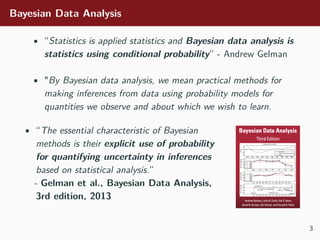 Workshop on Bayesian Workflows with CmdStanPy by Mitzi Morris | PPT