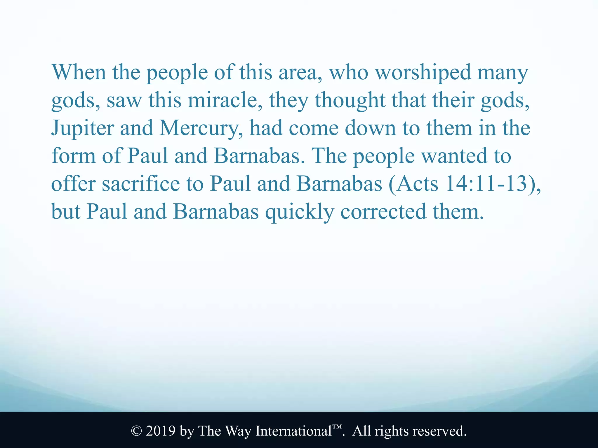 The Living God | PPTX