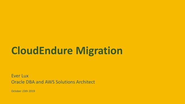 CloudEndure Migration - AWS | PDF