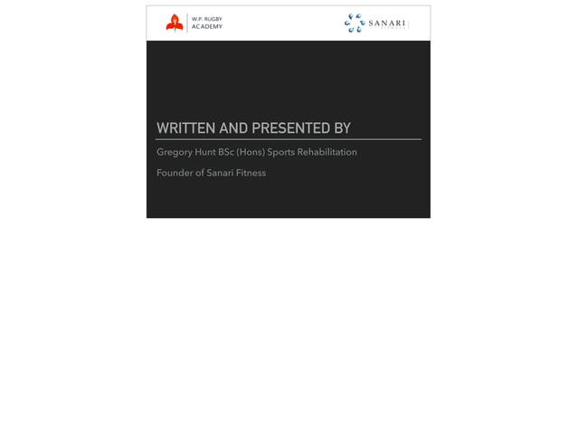 Western Province Rugby Academy Lecture Series - Hypertrophy Debunked | PDF