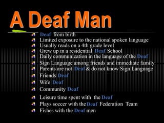 Deaf Awareness by John Wyble | PDF