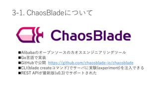 カオスエンジニアリング入門〜ChaosBladeの紹介〜 | PPT