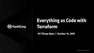 Everything as Code with Terraform | PPT
