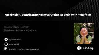 Everything as Code with Terraform | PPT