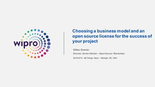 Selecting an Open Source License and Business Model for Your Project to ...