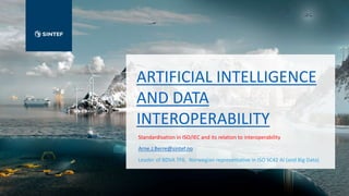 Standardization in ISO/IEC and its relation to interoperability | PPT