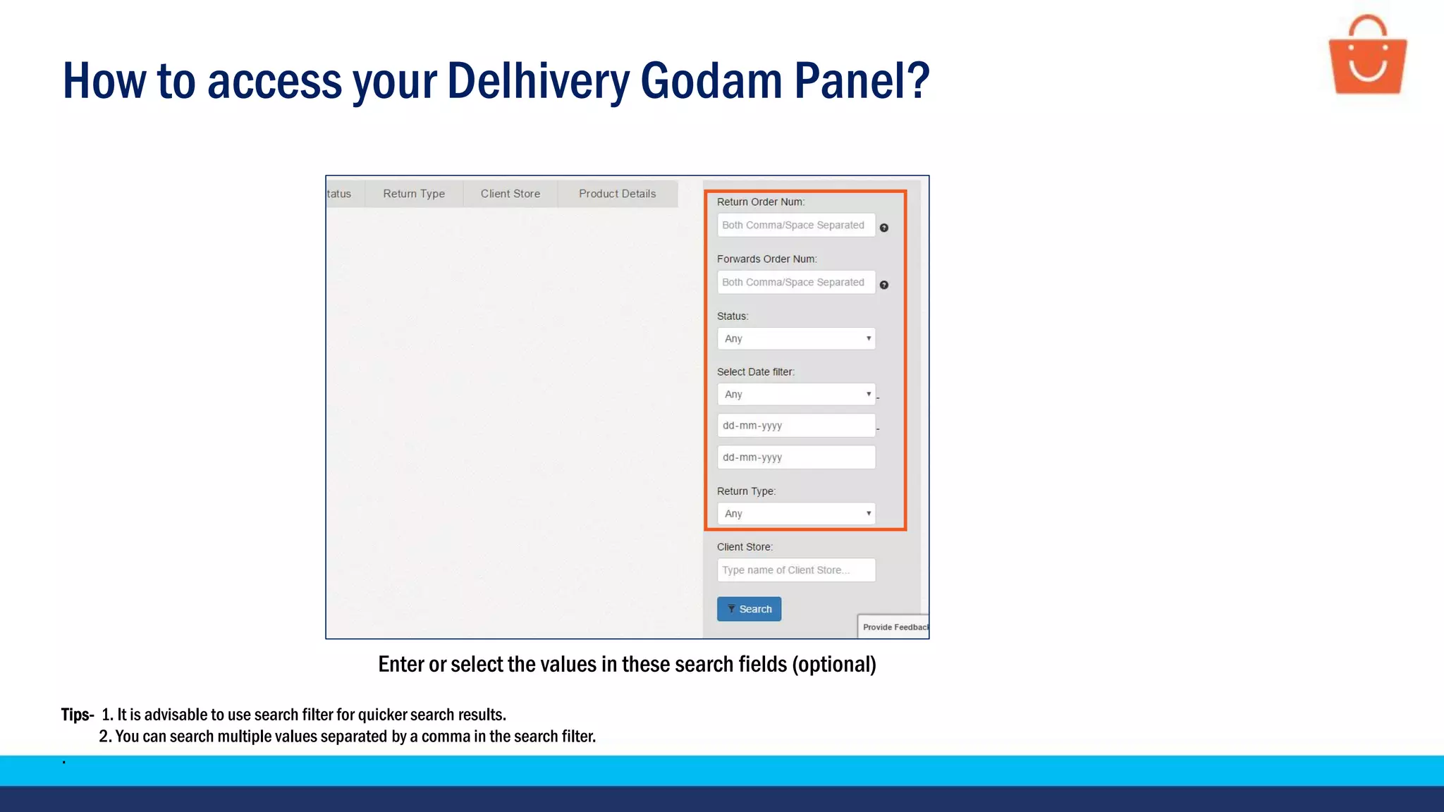 Delhivery godam panel - FC | PPT