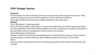TCFD Workshop: Practical steps for implementation – Wendy McGuinness | PPT