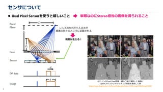 ICCV19読み会 "Learning Single Camera Depth Estimation using Dual-Pixels" | PPT
