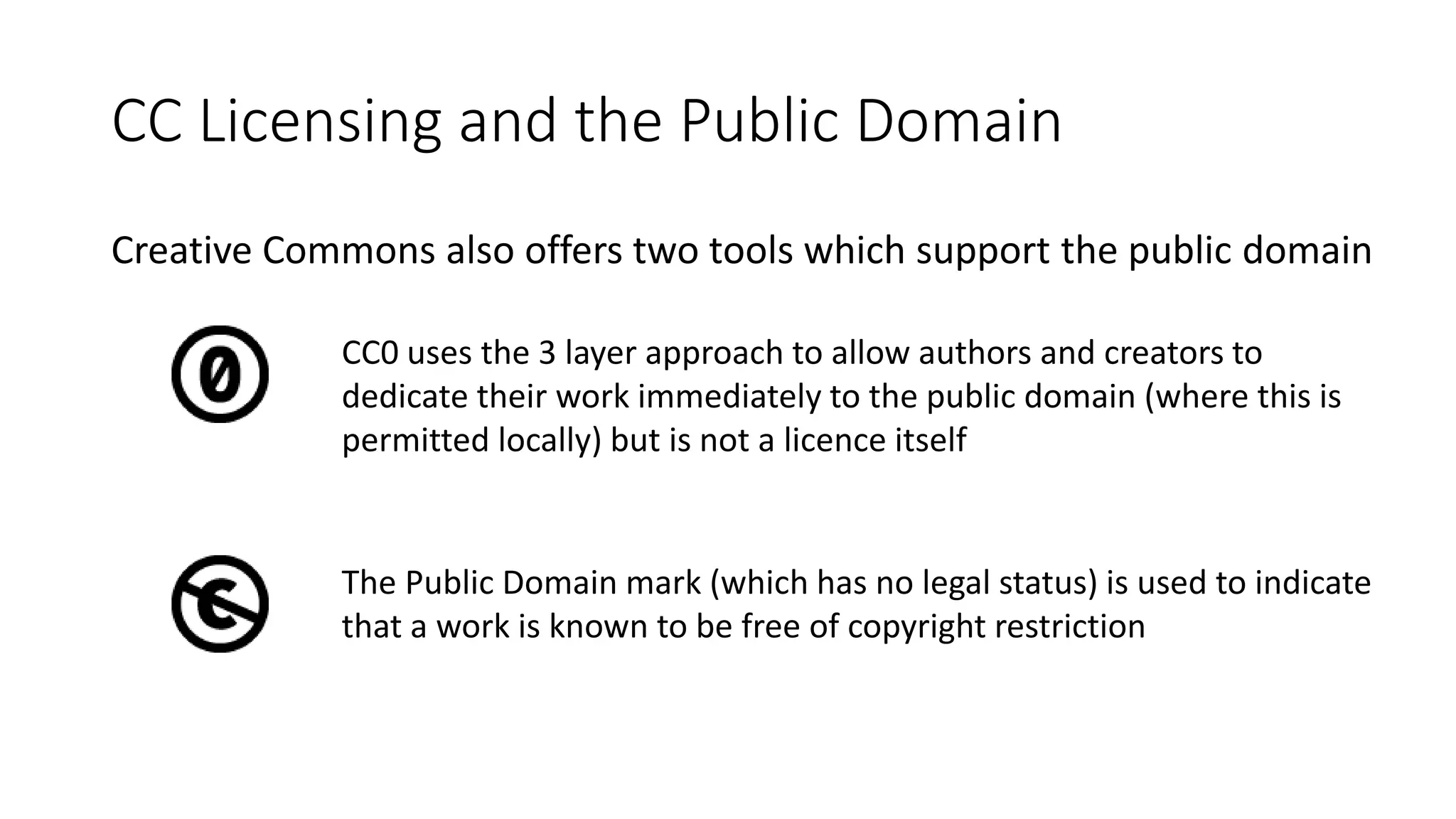 Anatomy of a Creative Commons (CC) Licence | PPT