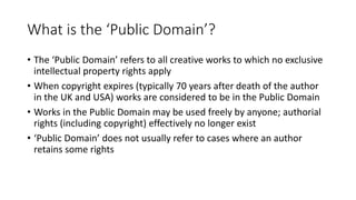 Anatomy of a Creative Commons (CC) Licence | PPT