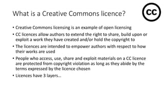 Anatomy of a Creative Commons (CC) Licence | PPT