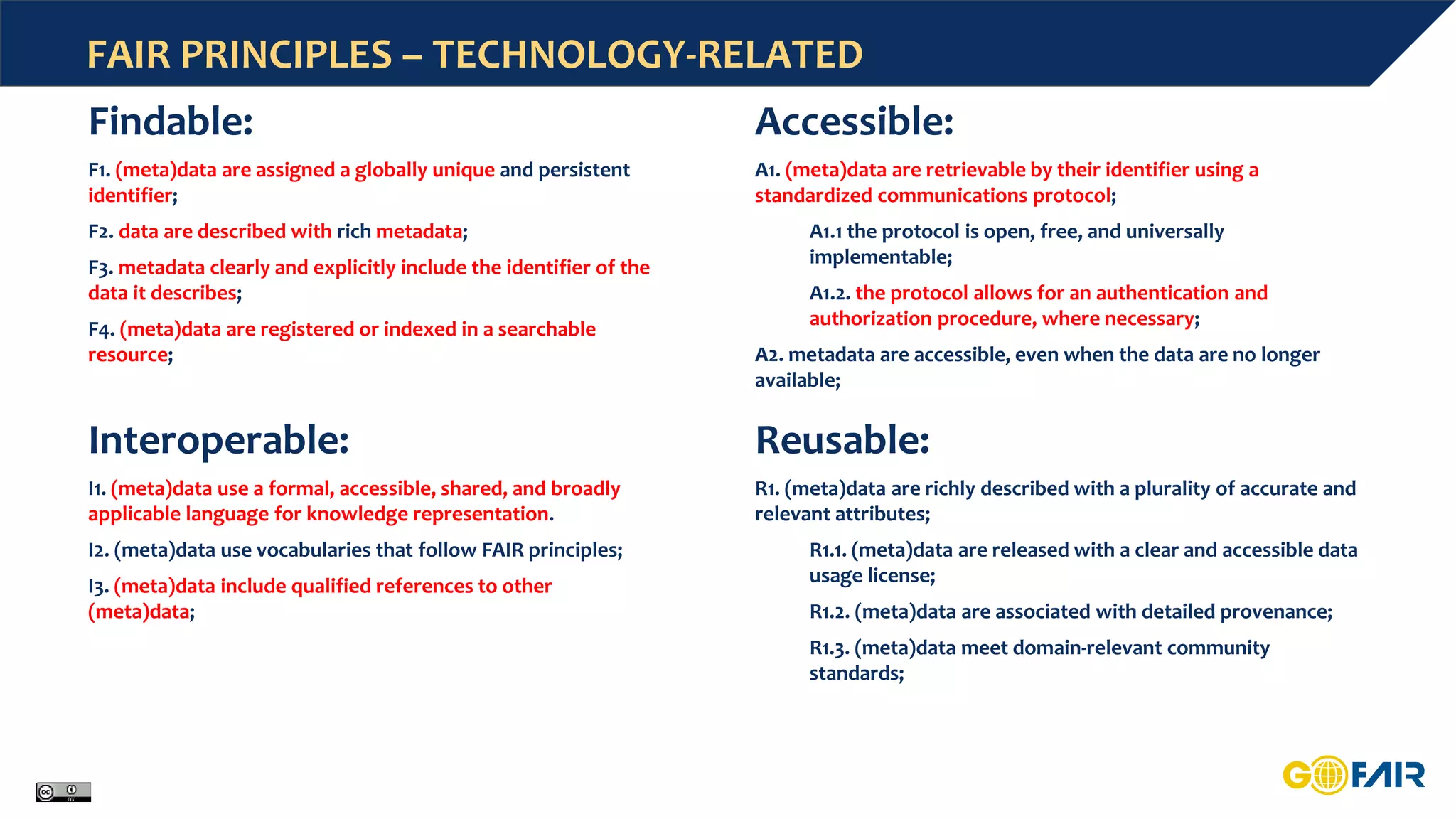 My repository is FAIR!!! What does it mean? | PPTX | Databases | Computer Software and Applications