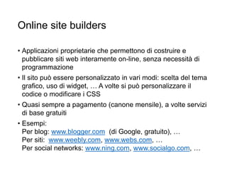 7 - Web application e CMS | PPT