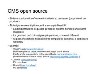 7 - Web application e CMS | PPT