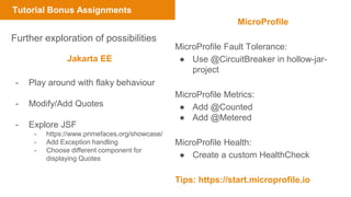 Building Microservices with Jakarta EE and MicroProfile - EclipseCon 2019 | PPT