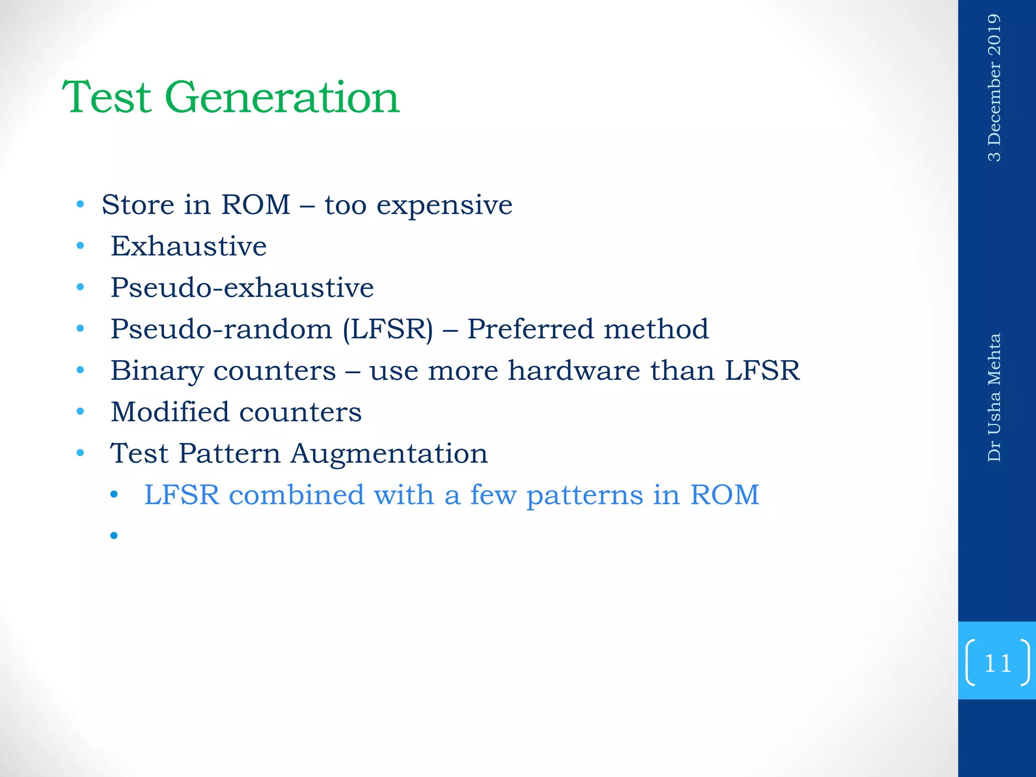 BUilt-In-Self-Test for VLSI Design | PDF