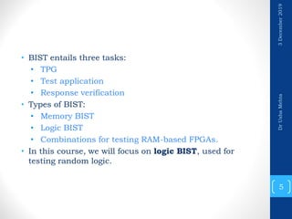 BUilt-In-Self-Test for VLSI Design | PDF