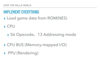 Understanding Computer Architecture with NES Emulator | PPT