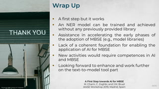 A First Step Towards AI for MBSE: Generating A Part of SysML Models From Text Using AI | PDF