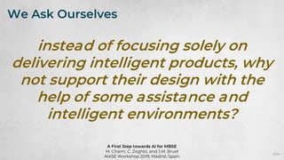 A First Step Towards AI for MBSE: Generating A Part of SysML Models From Text Using AI | PDF