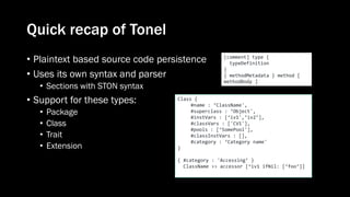 Tonel repositories in VA Smalltalk by Esteban Maringolo | PDF